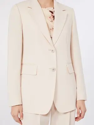Max Mara Single-breasted Cady Blazer