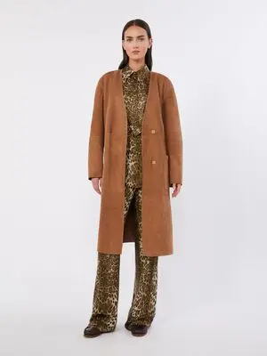 Max Mara Suede Duster Coat