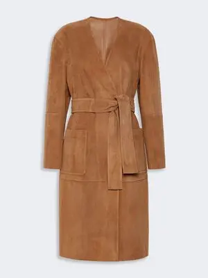 Max Mara Suede Duster Coat