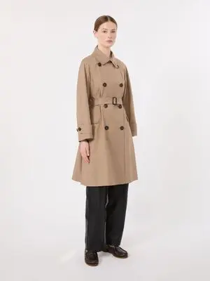 Max Mara Double-breasted Water-repellent Twill Trench Coat