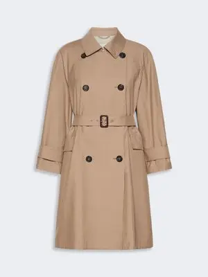 Max Mara Double-breasted Water-repellent Twill Trench Coat