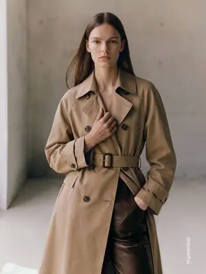Max Mara Double-breasted Water-repellent Twill Trench Coat