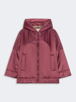 Max Mara Padded Hooded Jacket In Water-repellent Canvas