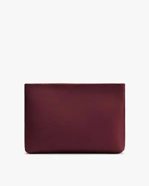 Cuyana Medium Zipper Pouch - Cherry