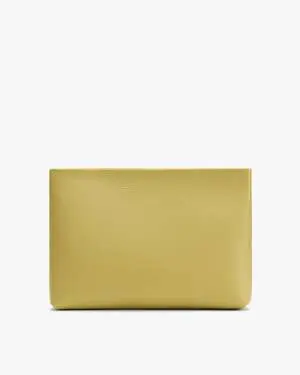 Cuyana Medium Zipper Pouch - Lime