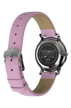 Timex® X Peanuts® Transcend Snoopy Hug Leather Strap Watch