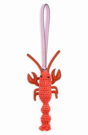 Mulberry Lobster Bag Charm - Red
