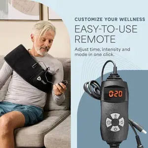 LIFEPRO Challeva Red Light Therapy Belt 660nm & 850nm Infrared Belt For Pain Relief & Wellness - Black