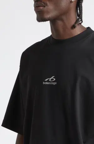 Balenciaga Fit Bodies Logo Graphic T-shirt