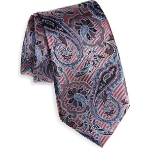 Nordstrom Floral Paisley Silk Tie Pink