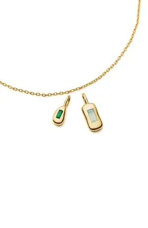 MISSOMA Molten Stone Bean Pendant Necklace