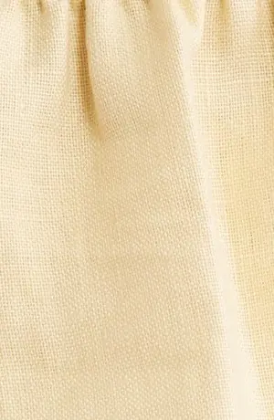 Faithfull The Brand Tiera Smocked Linen Strapless Top