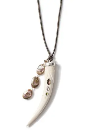 Chan Luu Tusk Pendant Necklace