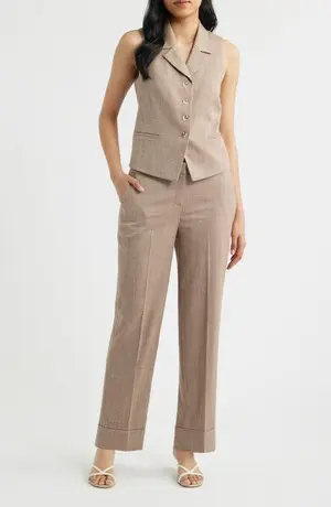 ANNE KLEIN Anne Klein Cuff Ankle Pants