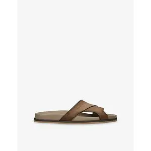 Santoni Downtime Suede Sandals
