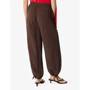 Whistles Balloon-leg Tie-hem Woven Trousers