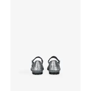 FLABELUS Lavinia Velvet Mary-jane Flats