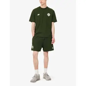 Stone Island X New Balance Drawstring Cotton-jersey Shorts
