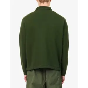 Stone Island X New Balance Drill Brand-patch Cotton Polo Sweatshirt