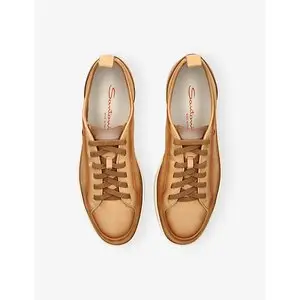 Santoni Monte Carlo Leather Trainers