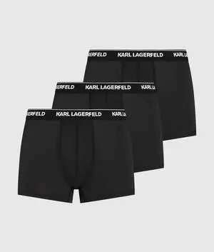 Karl Lagerfeld Logo Micro Trunks 3-pack - Black
