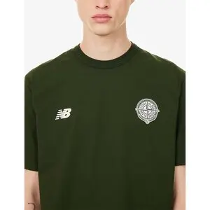 Stone Island X New Balance Brand-patch Cotton T-shirt