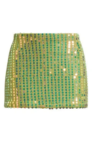 Princess Polly Zelaia Sequin Knit Miniskirt