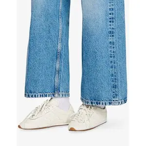 Sandro Leather Light Wave Leather Trainers