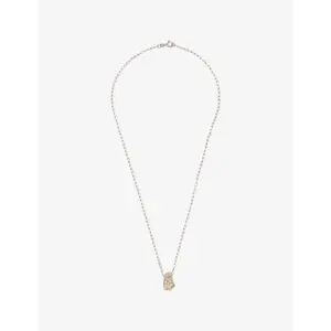 SIMUERO Sterling And Rainbow Moonstone Necklace - Silver