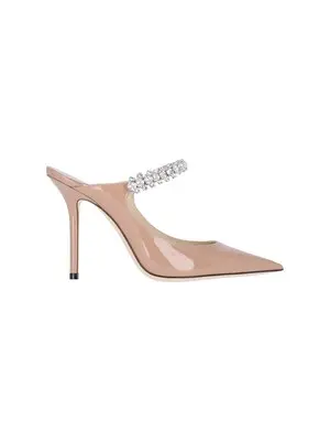 JIMMY CHOO Jimmy Choo "Bing 100" Mules Pink