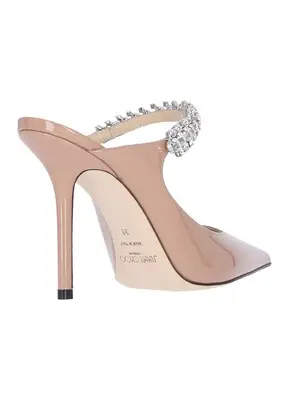 JIMMY CHOO Bing 100" Mules - Pink