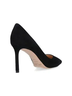 JIMMY CHOO Romy 85 Leather Pumps - Black