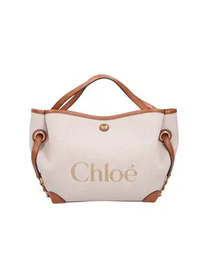 Chloé Small Tote Bag "clover - Brown