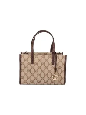 Gucci Small Gg Tote Bag - Beige