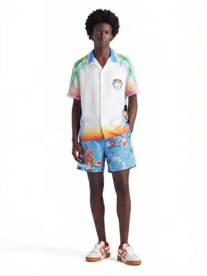 Casablanca Silk Shirt "airspray - Multi
