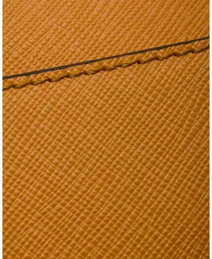 Prada Saffiano Leather Pouch - Orange