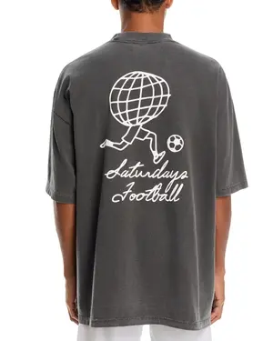 SATURDAYS FOOTBALL Worldwide Graphic Tee