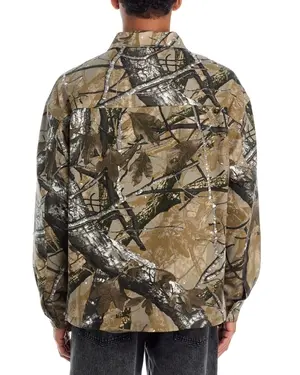 SATURDAYS FOOTBALL Chainstitch Camouflage Jacket