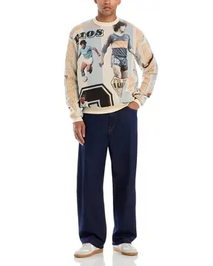 SATURDAYS FOOTBALL Dios" Knit Sweater
