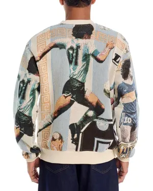 SATURDAYS FOOTBALL Dios" Knit Sweater