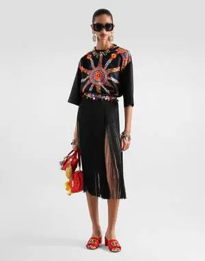 Dolce & Gabbana Carretto-print Jersey T-shirt