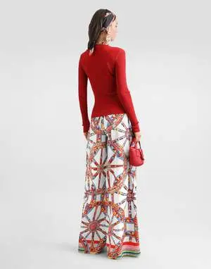 Dolce & Gabbana Ribbed Viscose Knit Cardigan