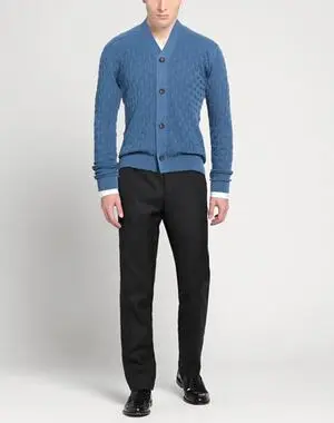 FILIPPO DE LAURENTIIS Slate Cotton Cardigan