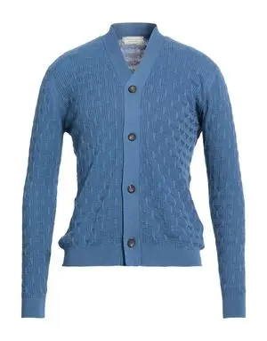 FILIPPO DE LAURENTIIS Slate Cotton Cardigan