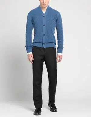 FILIPPO DE LAURENTIIS Slate Cotton Cardigan