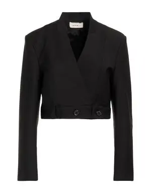 MEIMEIJ Blazer Size Polyester, Wool, Elastane