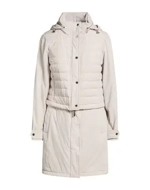 MOORER Lightweight Quilted Down Coat - Light Grey