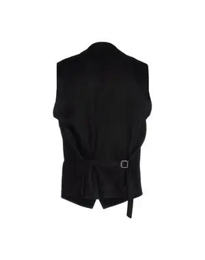 Hugo Boss Tailored Vest In Virgin Wool Blend