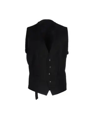 Hugo Boss Tailored Vest In Virgin Wool Blend