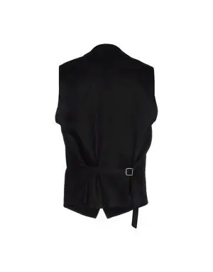 Hugo Boss Tailored Vest In Virgin Wool Blend
